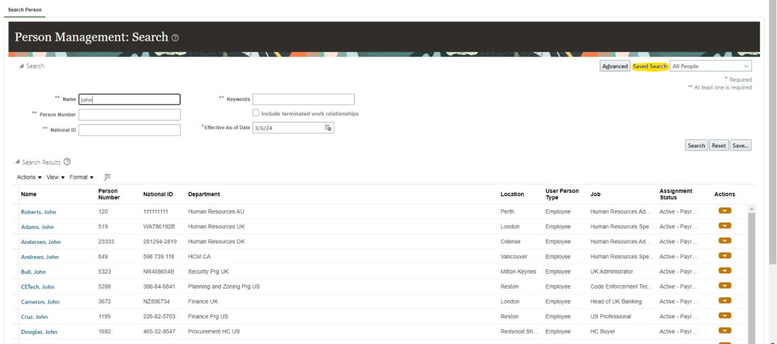 Employee Termination Process in Oracle Fusion HCM