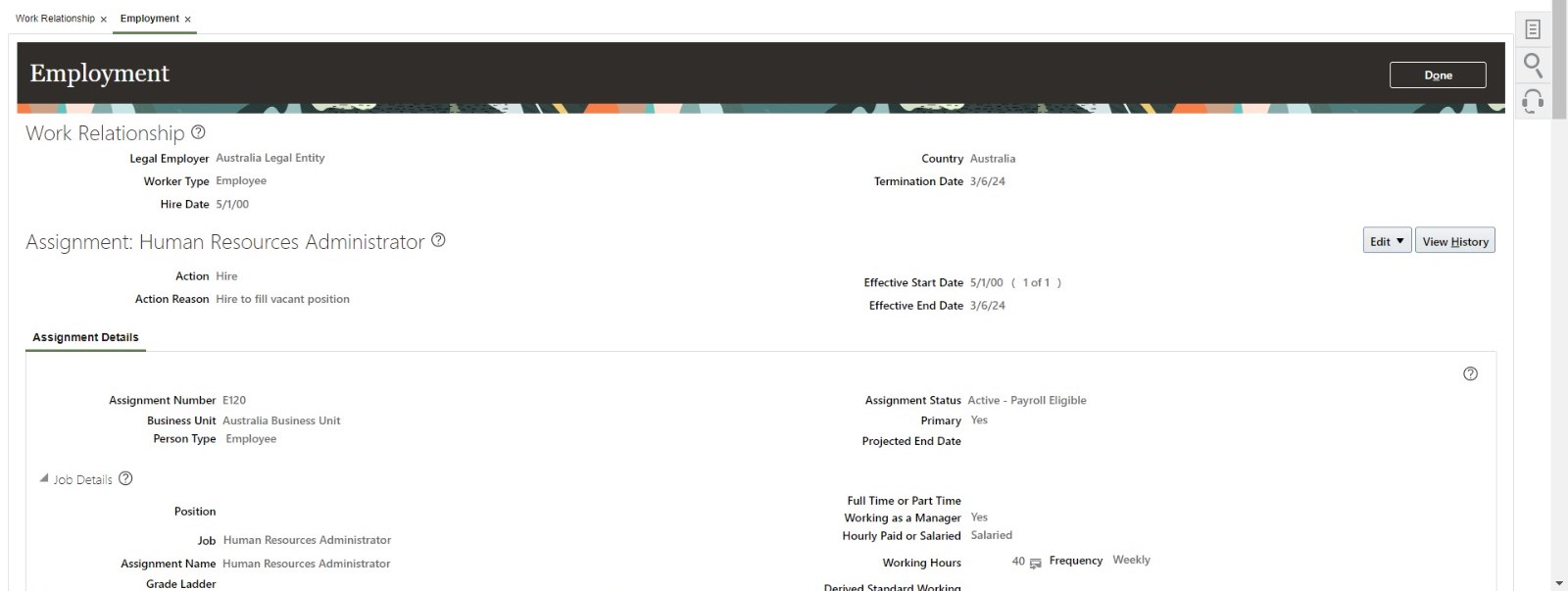Employee Termination Process in Oracle Fusion HCM
